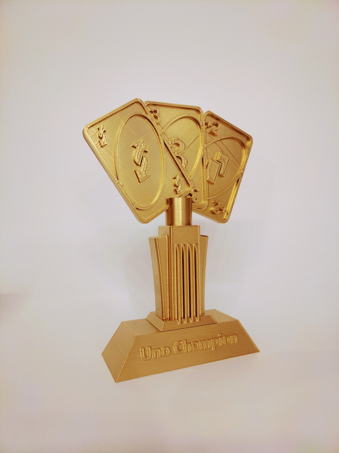 NEW Personalised UNO Card Game Trophy With Optional ENGRAVING - Etsy
