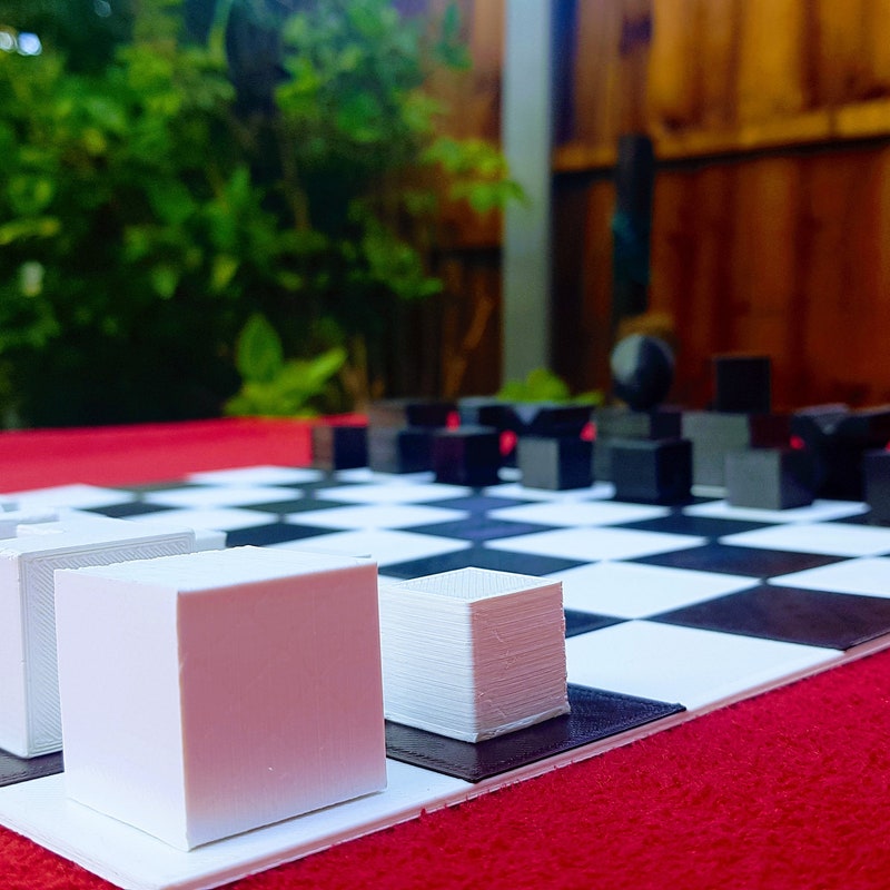 Minimalist Chess Set - Etsy