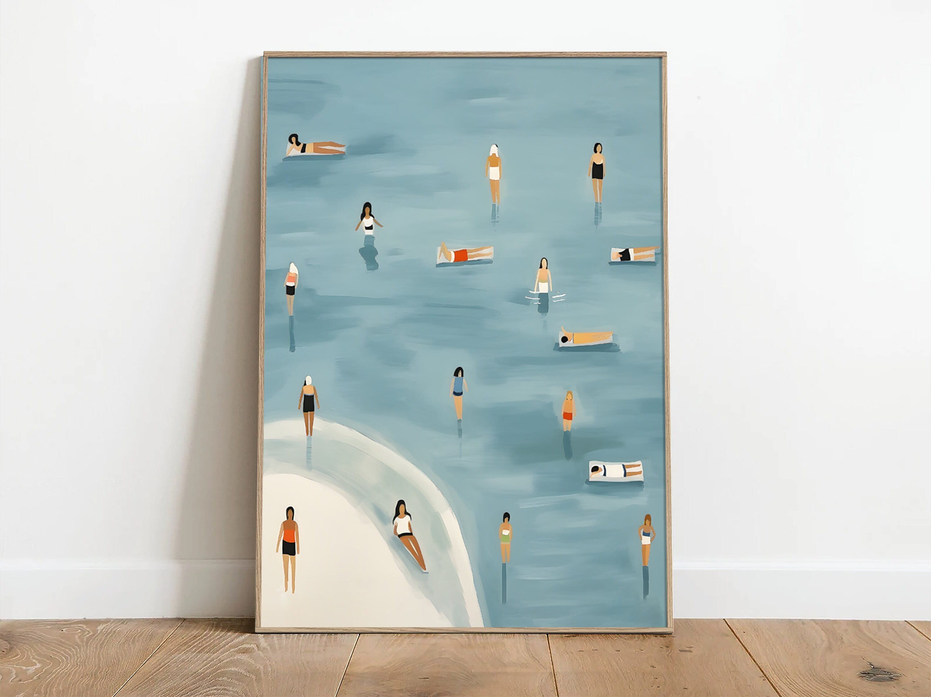 Cute Summer Print, Summer Art, Summer Beach Print, Minimalist Wall Art ...