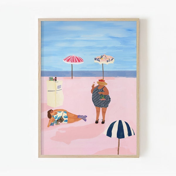 Beach Art Print - Etsy