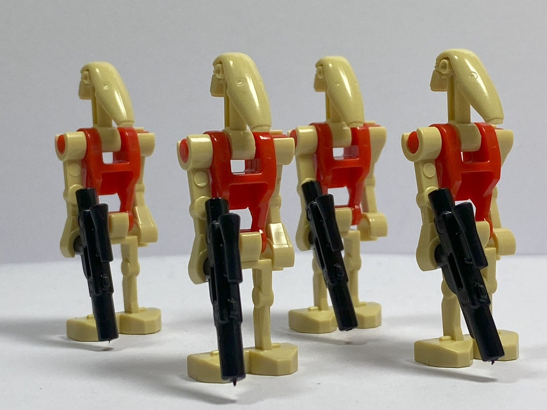Battle Droid Security red Custom Star Wars Minifigure - Etsy