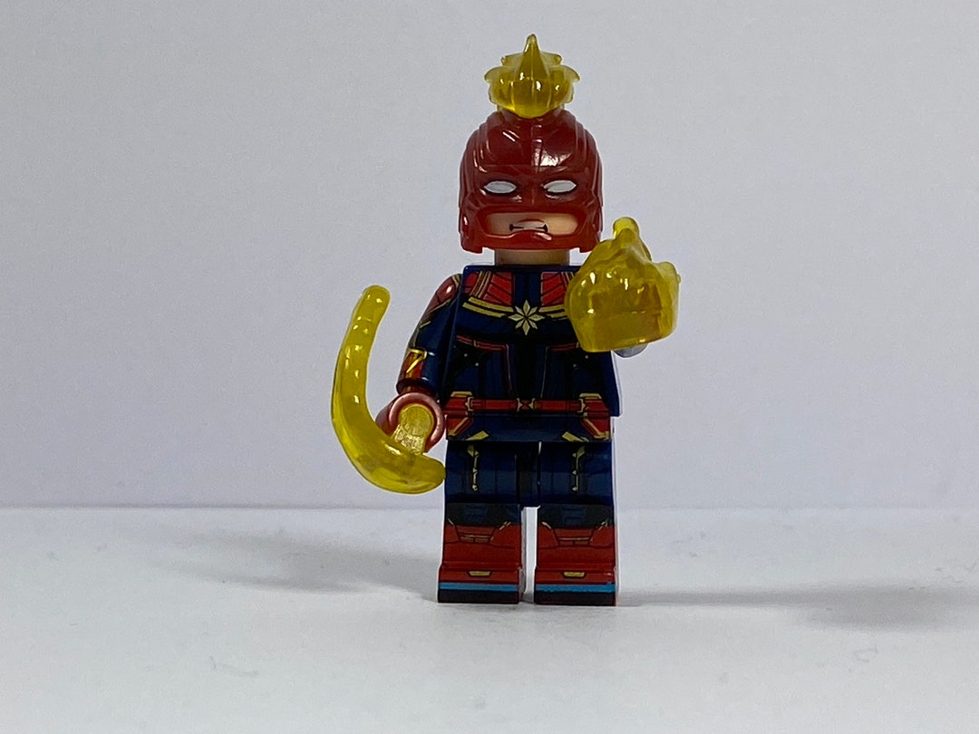 Captain Marvel 6 Custom Marvel Minifigure - Etsy