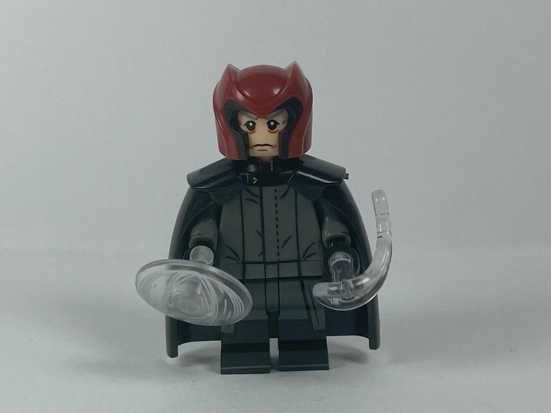 Magneto black Suit Custom Marvel Minifigure - Etsy