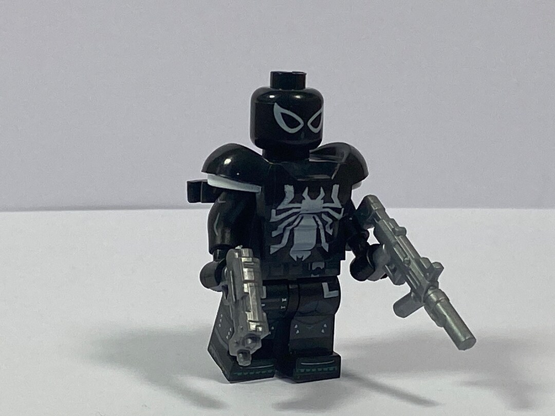 Agent Venom - Custom Marvel Minifigure - Etsy