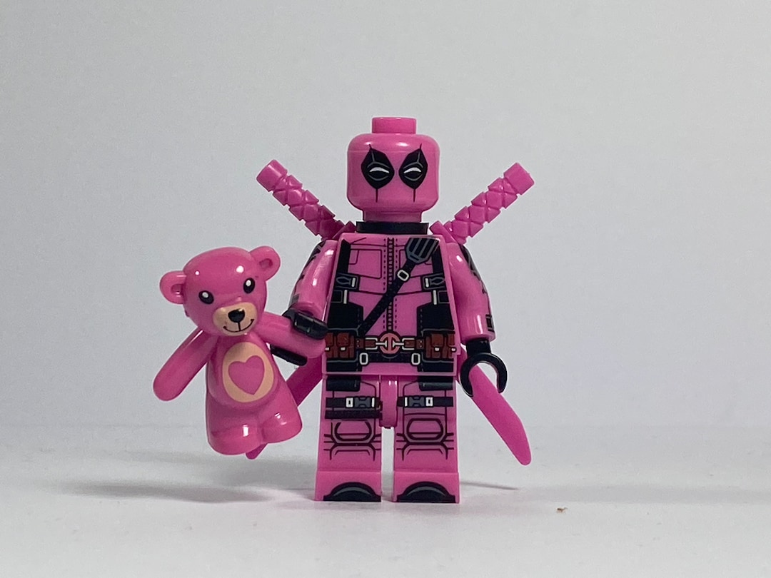 Deadpool #3 (pink) - Custom Marvel Minifigure - Etsy