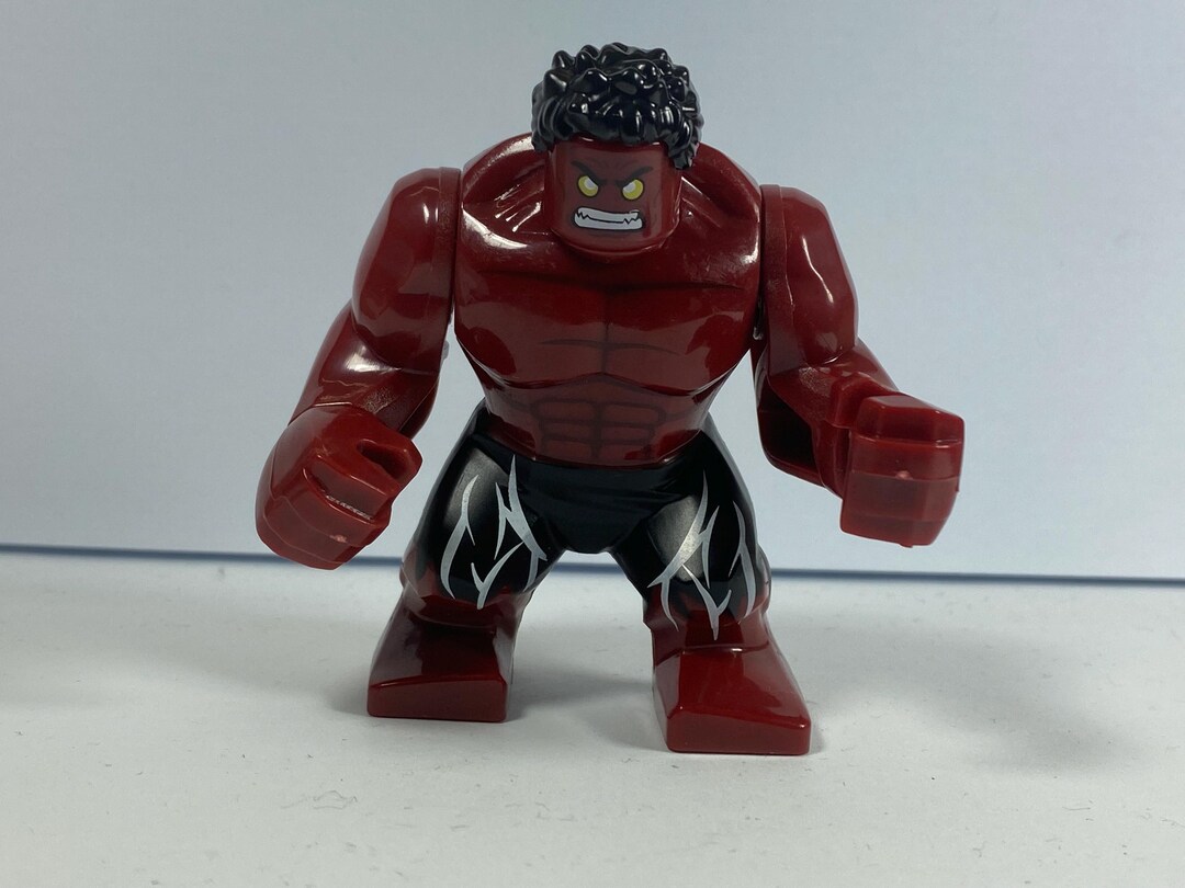 Red Hulk - Custom Marvel Minifigure - Etsy
