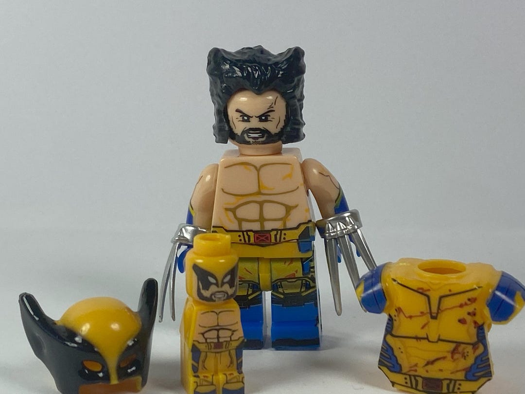 Wolverine shredded Custom Marvel Minifigure - Etsy