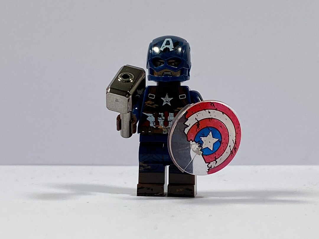 Captain America (end Game) #2 - Custom Marvel Minifigure - Etsy