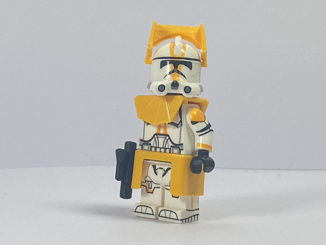 Orange Clone Trooper (phase 2) - Custom Star Wars Minifigure - Etsy