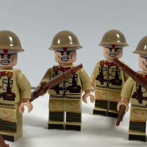 Japanese Soldiers X4 Custom WW2 Army Minifigures - Etsy
