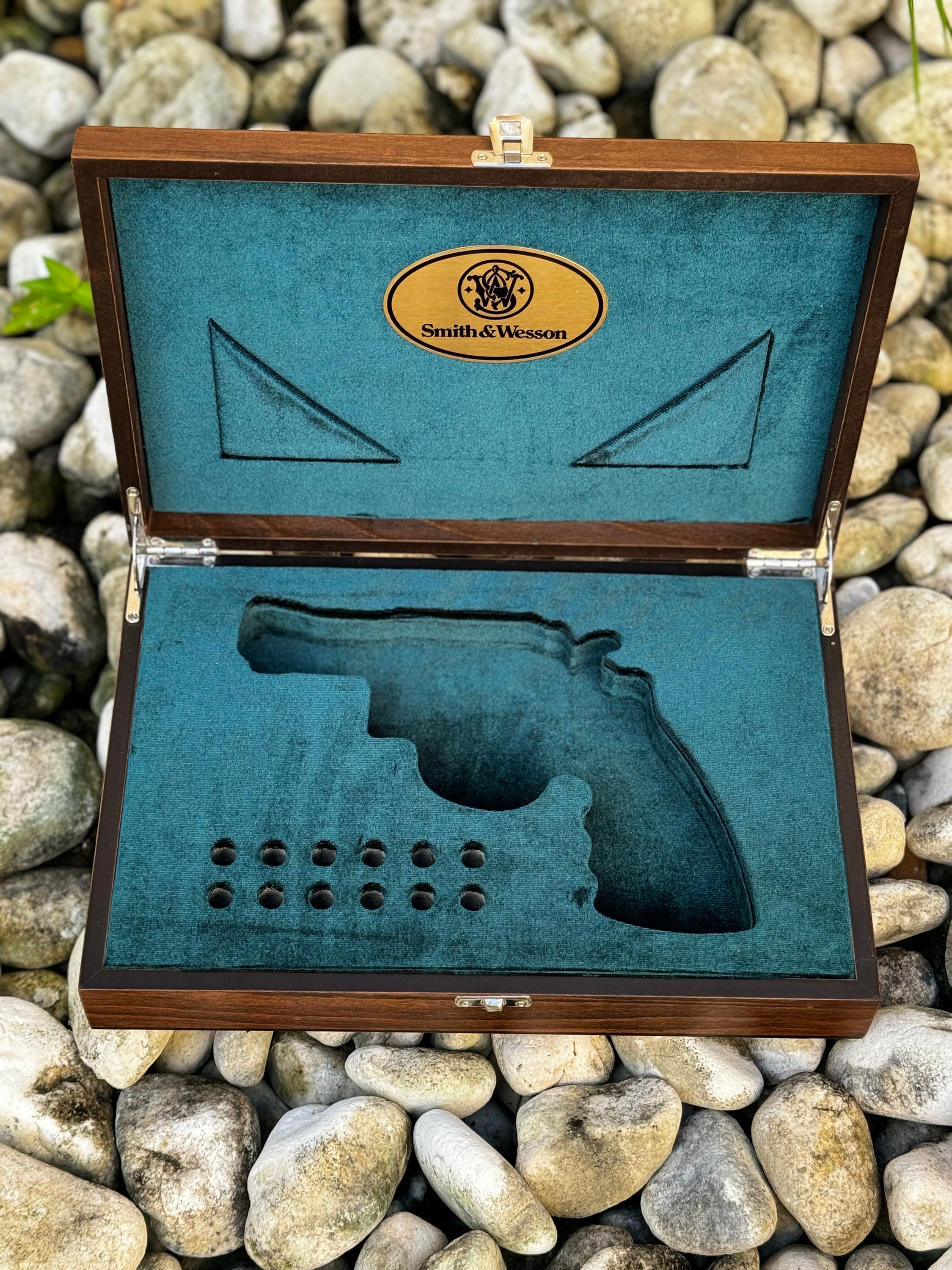 Real Walnut Wood, First Quality Special Gun Storage Box. for Smith and ...