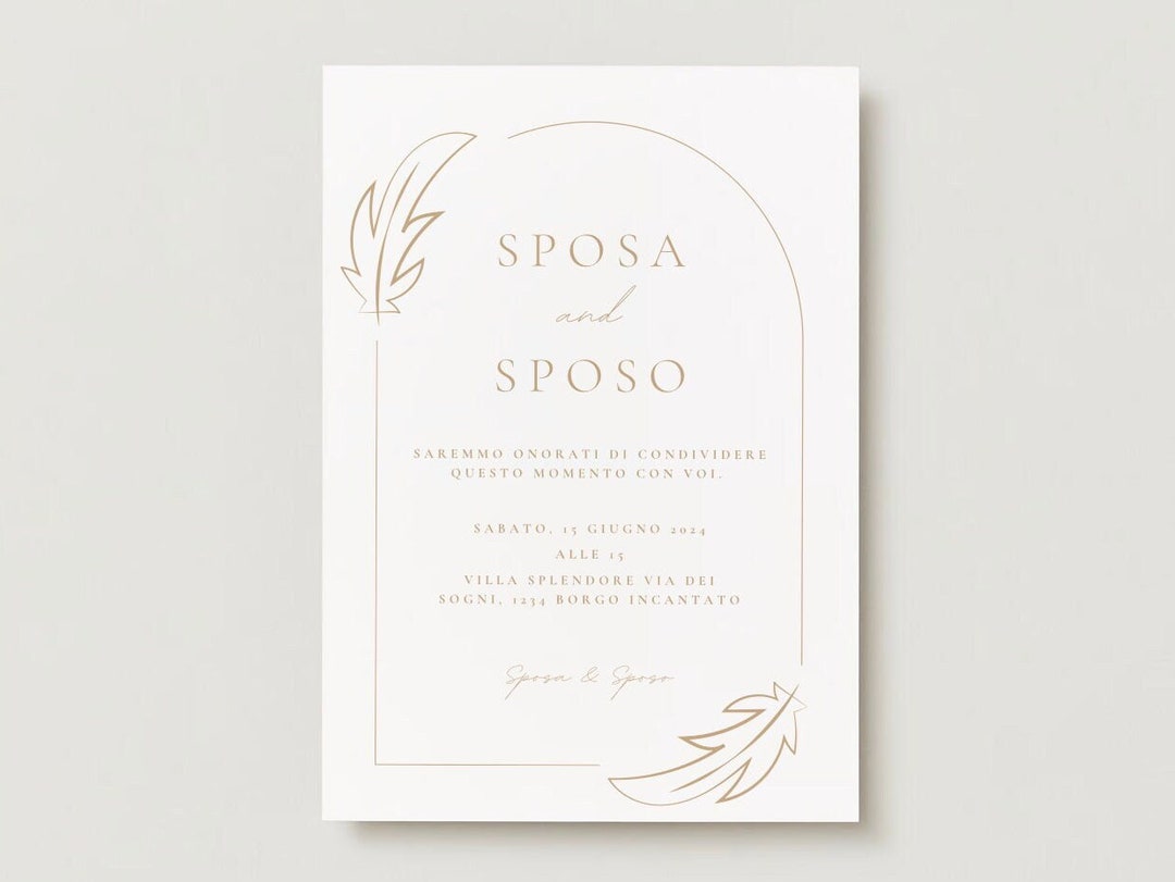 Customizable Wedding Invitation - Etsy