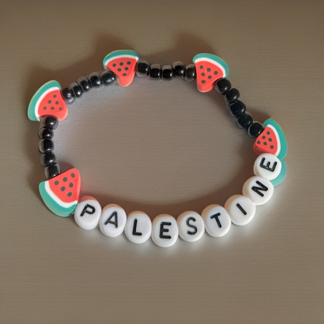 Palestine Watermelon Bracelet Set - Etsy