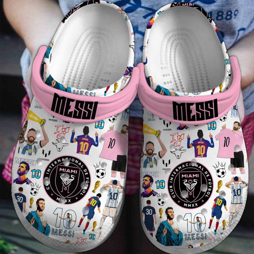 Lionel Messi Clogs Crocs Lionel Messi Football Soccer Sport - Etsy UK