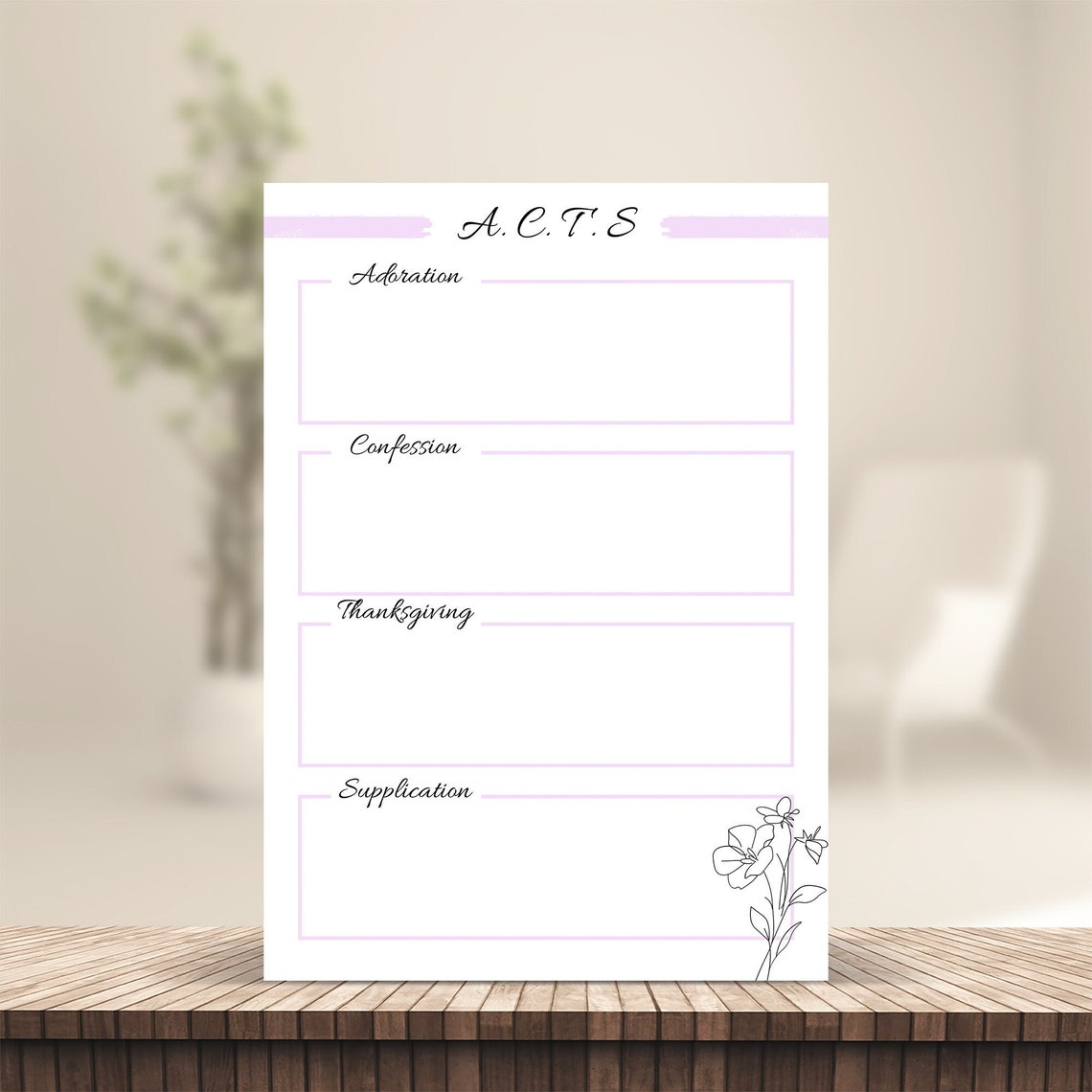 A.C.T.S. Bible Study Method PDF | Printable A4 Study Guide | Christian ...