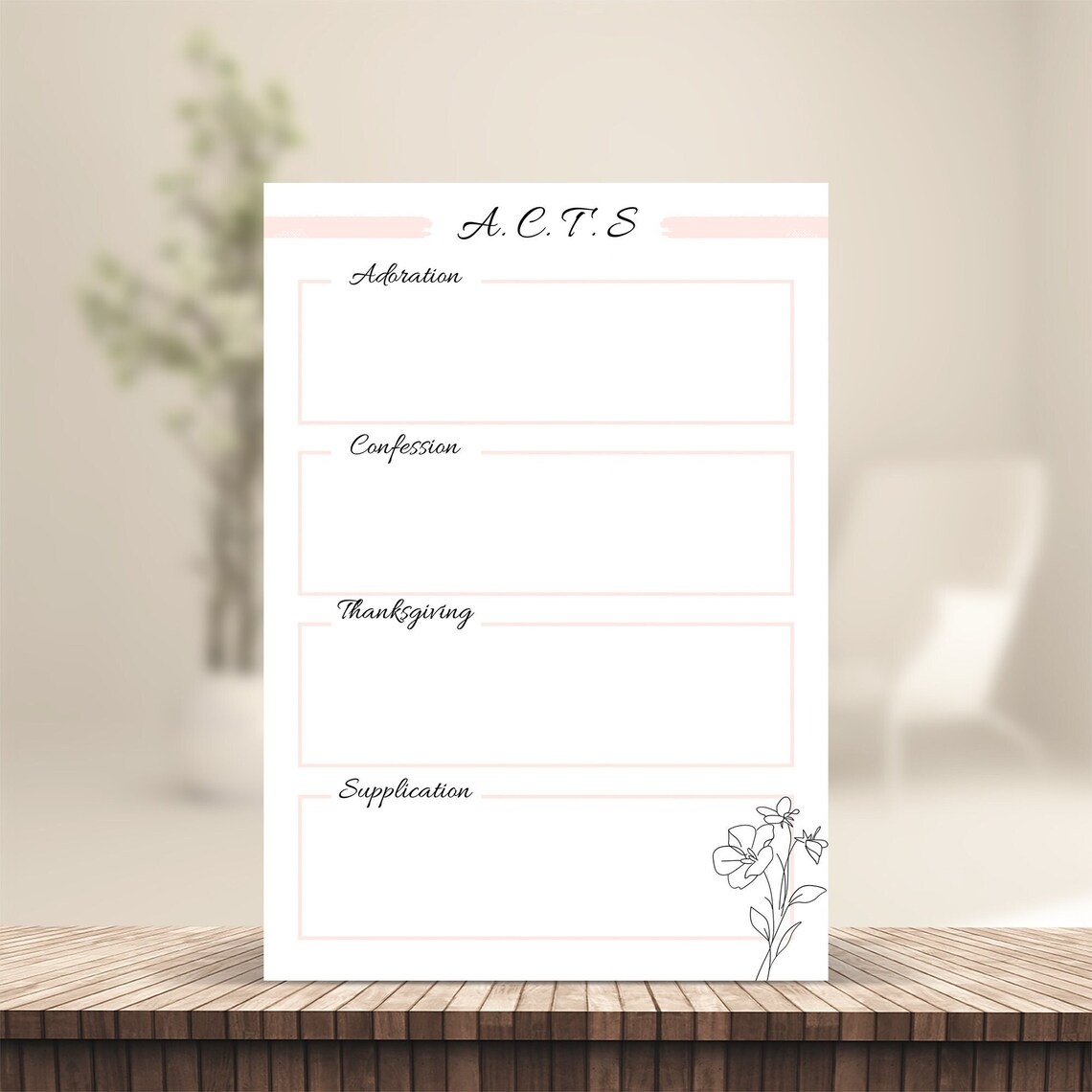 A.C.T.S. Bible Study Method PDF | Printable A4 Study Guide | Christian ...