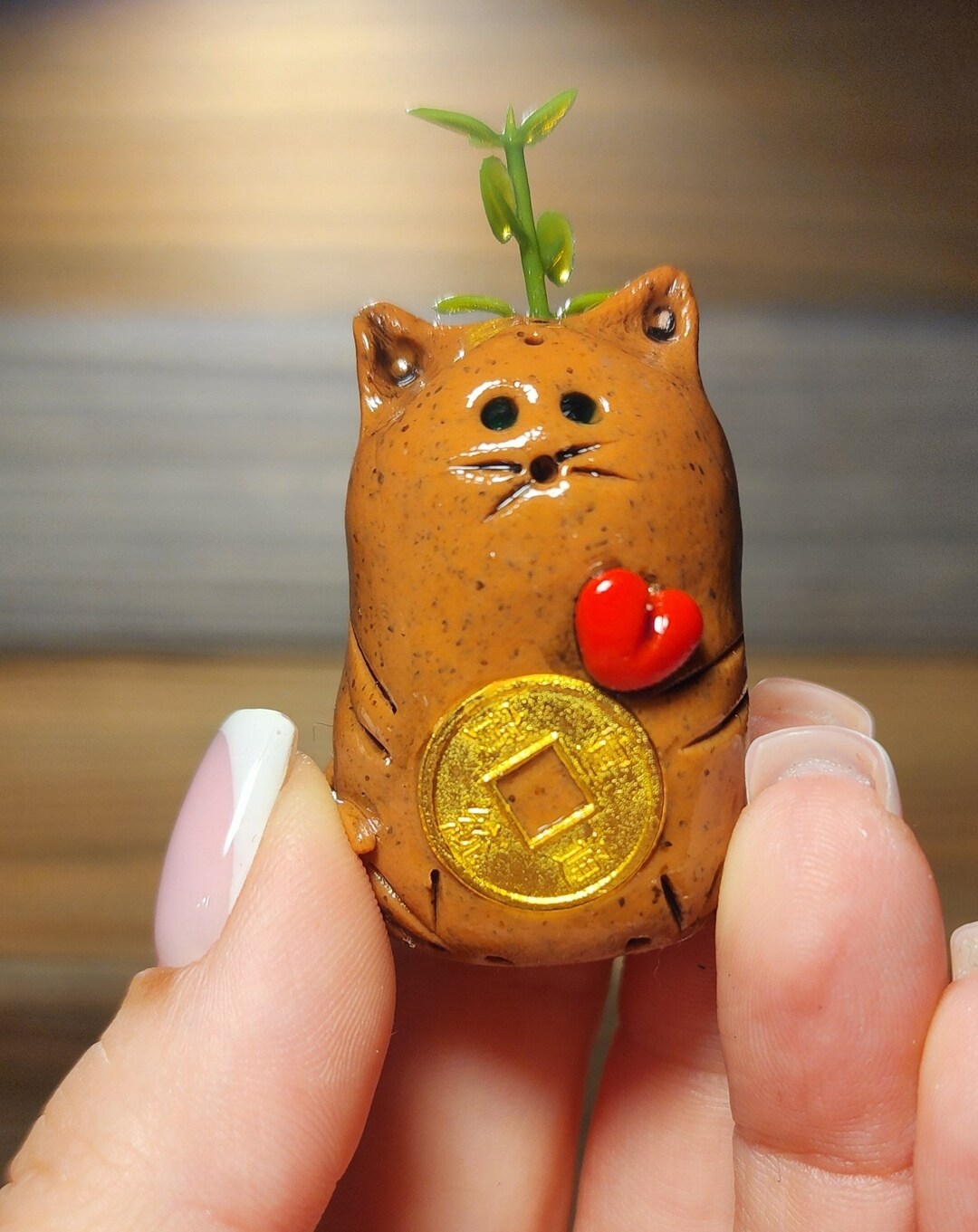 Miniature Lucky Cat,fortune Cats,ceramic Lucky Cat,maneki Neko for Luck ...