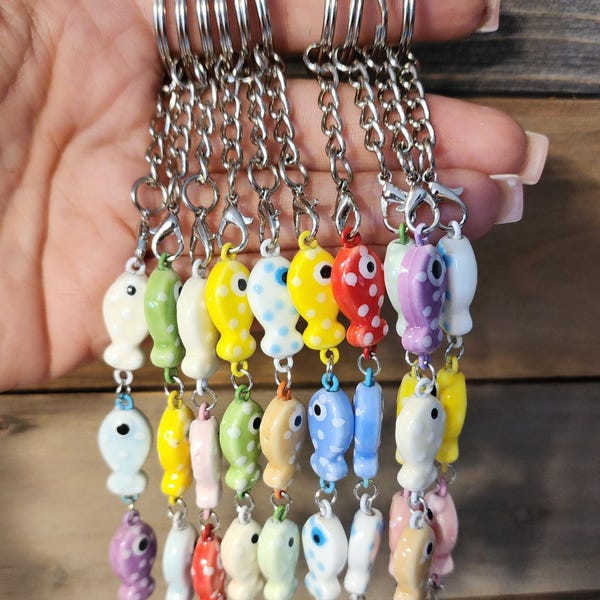 Fish Keychain - Etsy