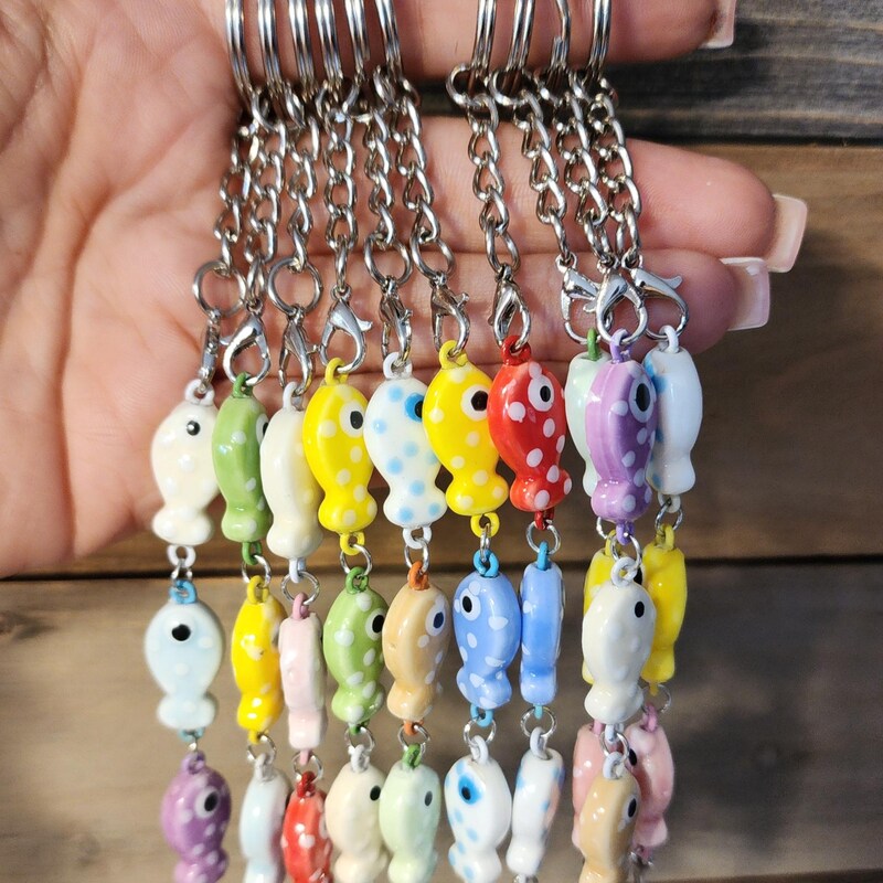 Fish Keychain - Etsy