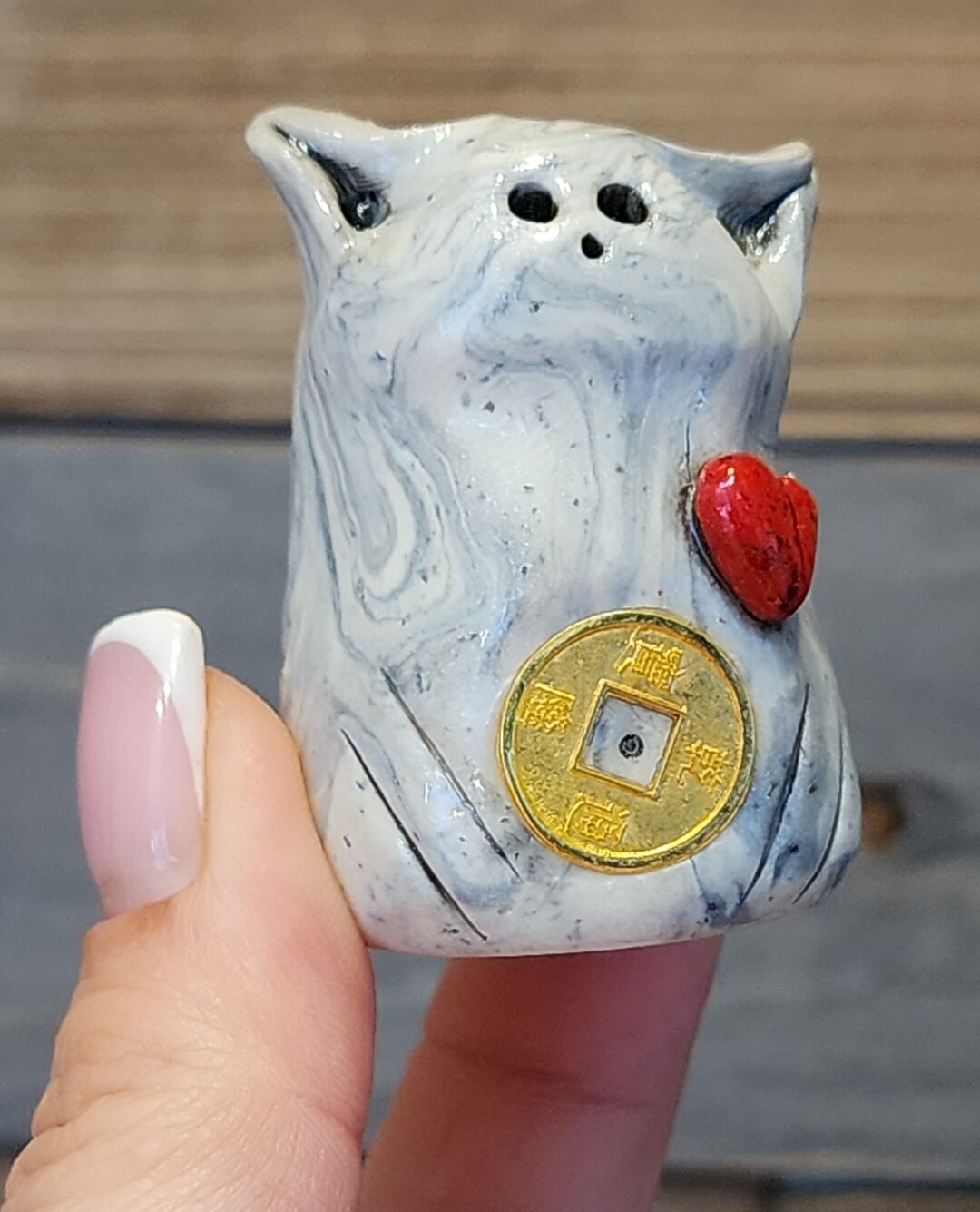 Miniature Lucky Cat,fortune Cats,ceramic Lucky Cat,maneki Neko for Luck ...
