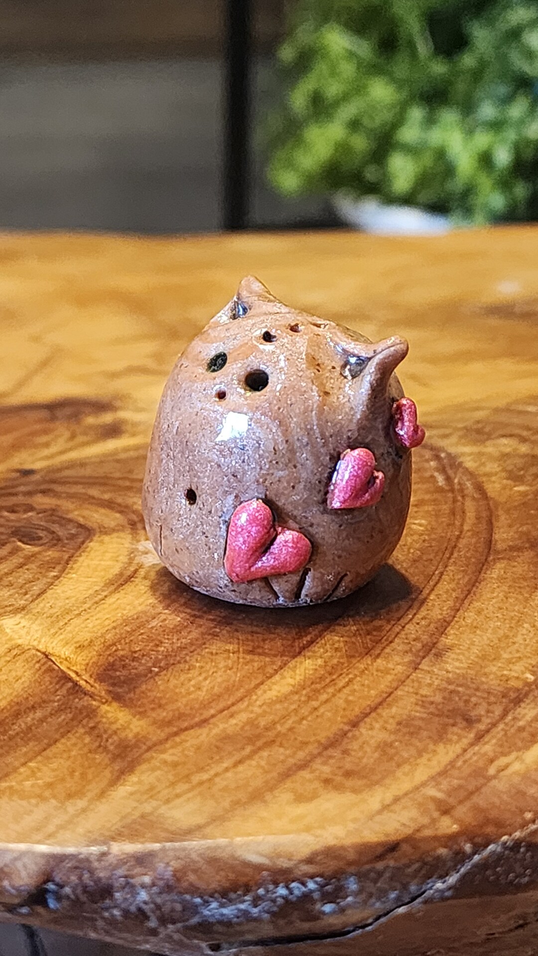 Handmade Ceramic Cat Figurine, Sculpture, Cat Pottery Figurine, Ceramic ...