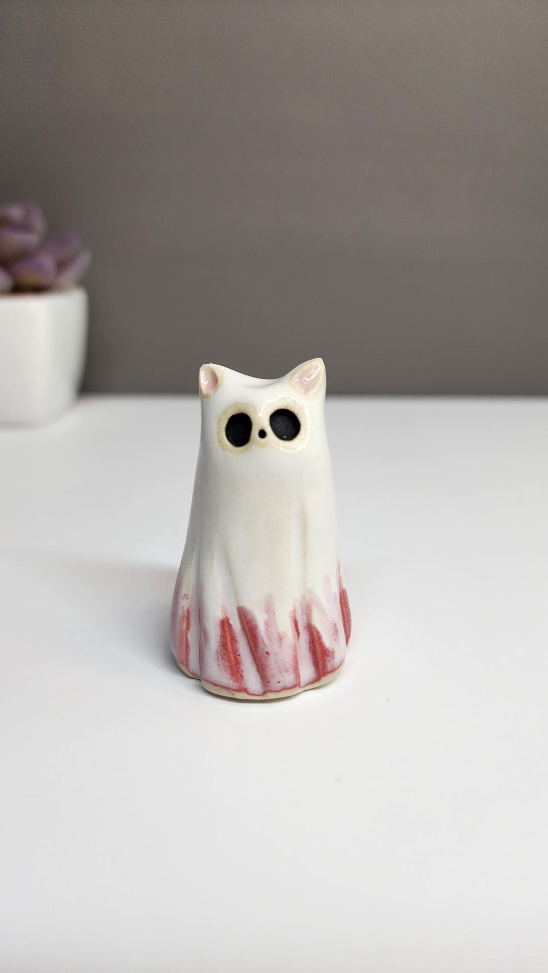 CAT Ghost, Desk Buddy Companion, Spooky, Gift for Her, Figurine ...