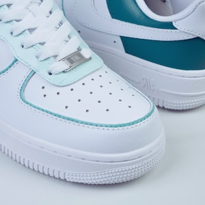 Partly Green Custom Air Force 1 - Etsy