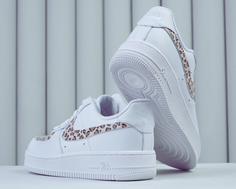 Leopard Print Air Force 1 Custom - Etsy