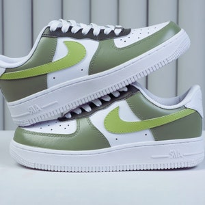 Green Air Force 1 Custom - Etsy