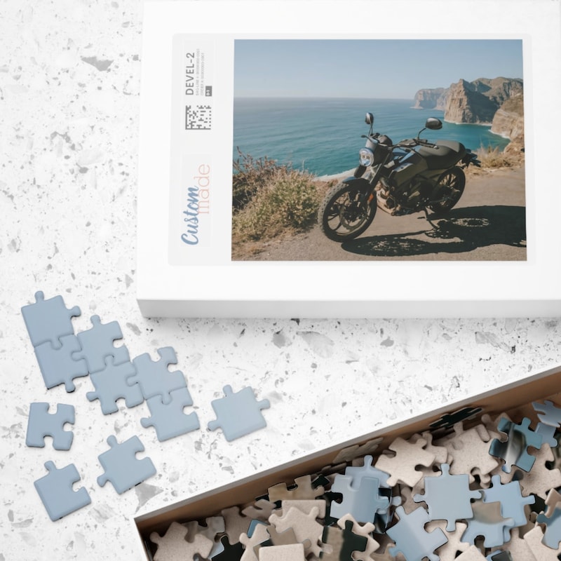 Motorcycle Puzzle - Etsy