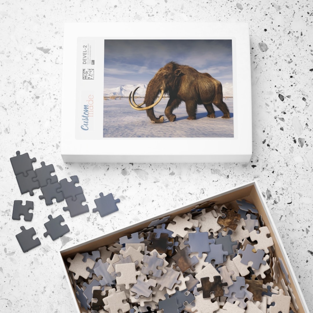 Woolly Mammoth Jigsaw Puzzle 110, 252, 500, 1014-piece Wildlife Animal ...