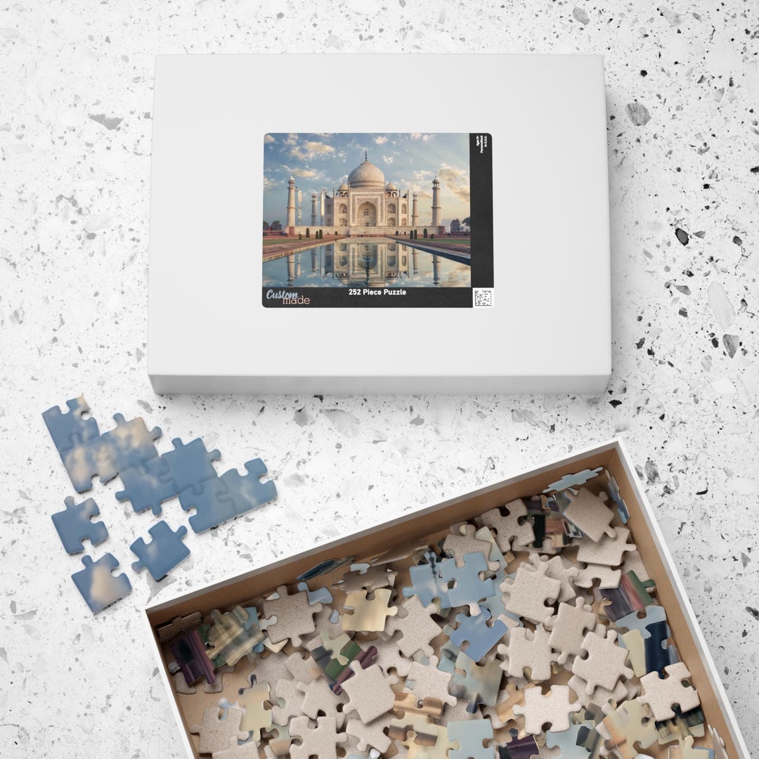 Taj Mahal Puzzle, India, Hard Puzzles, Birthday Gift, Travel, Jigsaw ...
