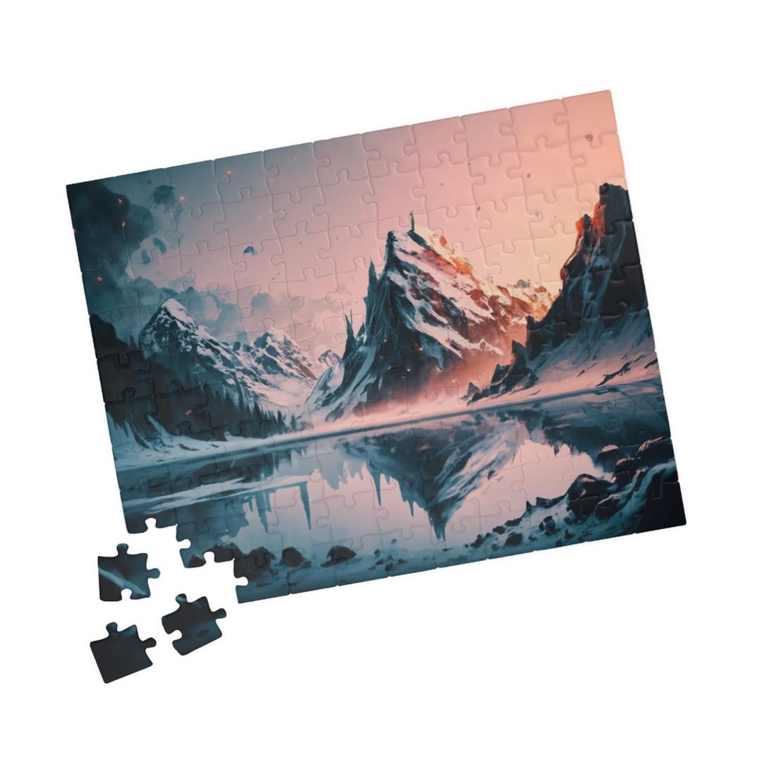 Nature Puzzle, Mountains, Jigsaw Puzzle Box, Landscape Art, Nature ...
