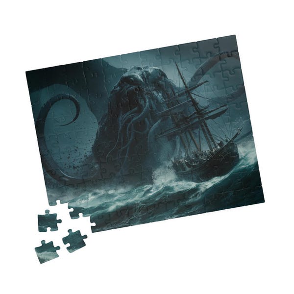 Kraken Puzzle Puzzles - Etsy