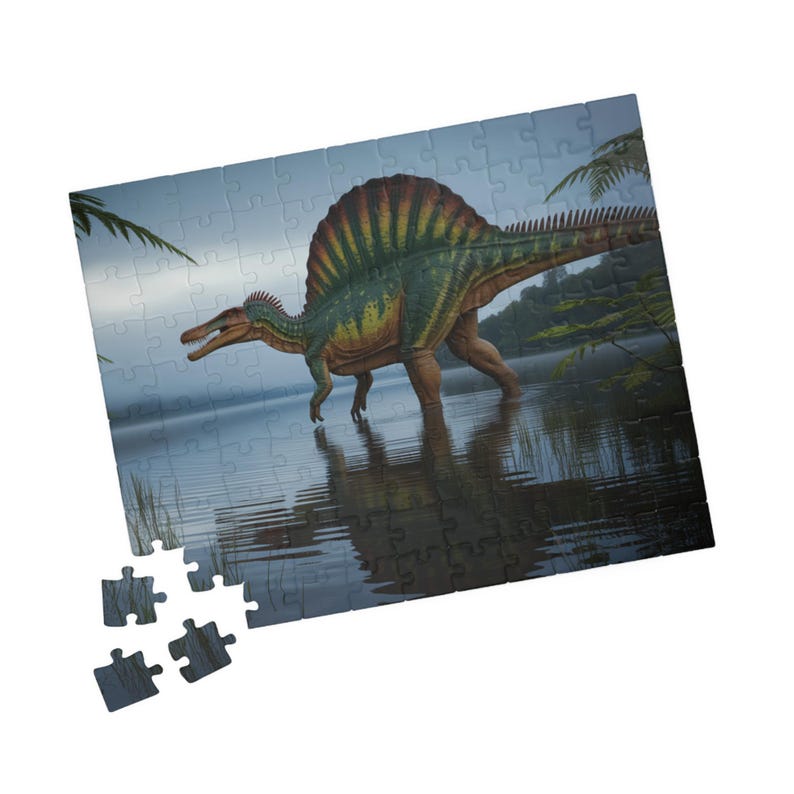 Dinosaur Puzzle, Spinosaurus, Puzzle for Kids, Jigsaw Puzzle Box ...