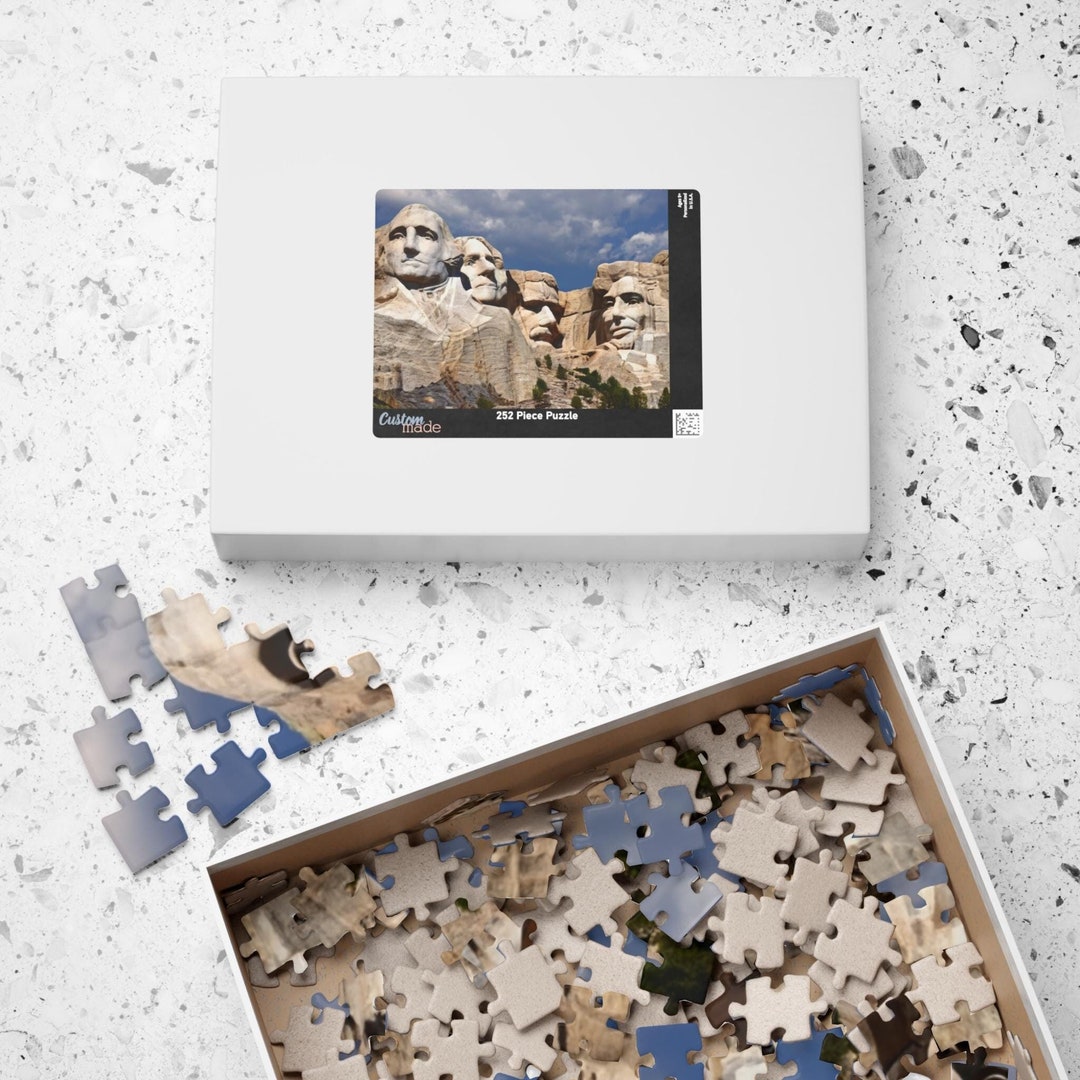 Mount Rushmore Puzzle, South Dakota, Nature Puzzle, Birthday Gift for ...