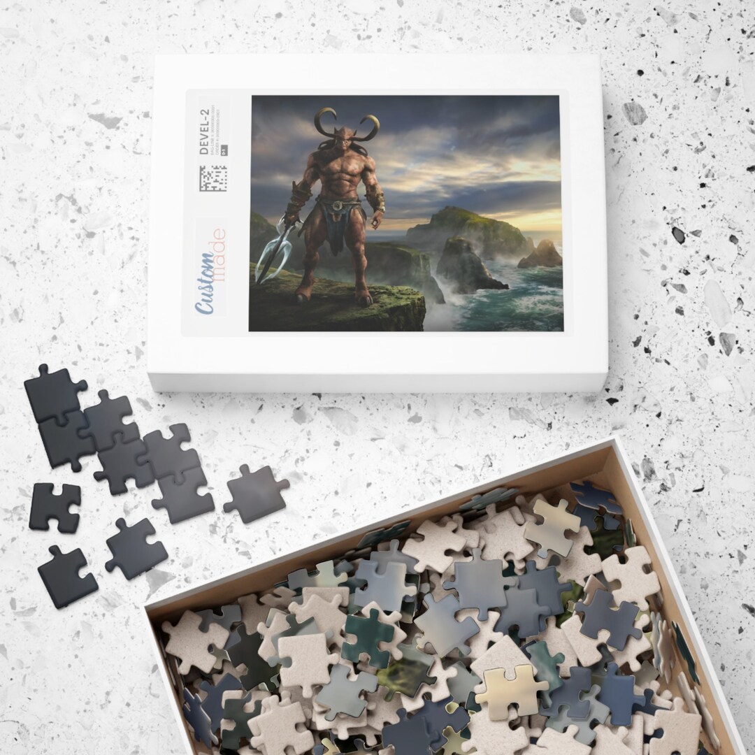 Minotaur Jigsaw Puzzle Sci-fi Fantasy Art Puzzle Puzzle for Kids ...