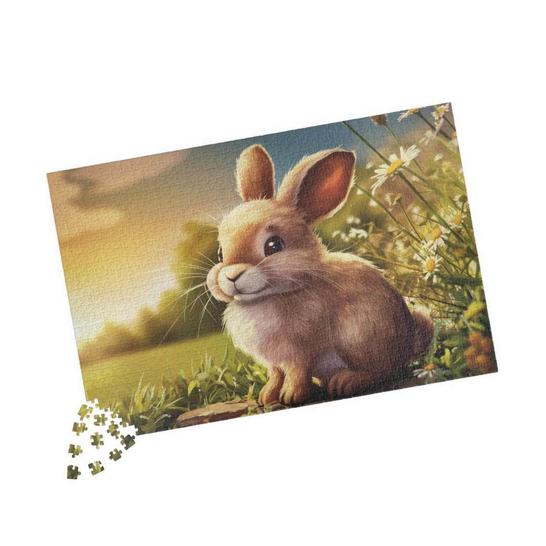 Cartoon Bunny Jigsaw Puzzle 110, 252, 500, 1014-piece Rabbit Animation ...