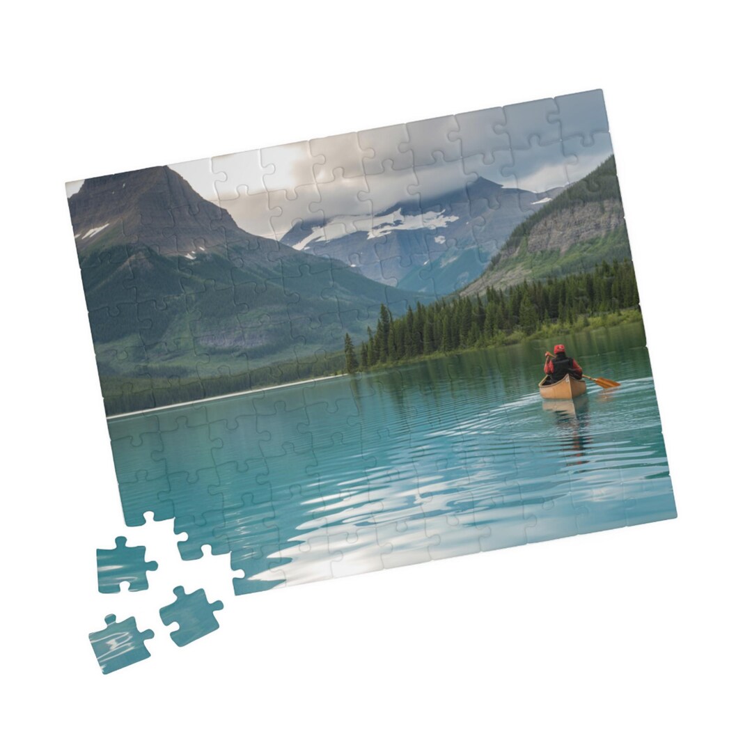 Glacier National Park Puzzle, Nature Puzzle, Birthday Gift for Nature ...