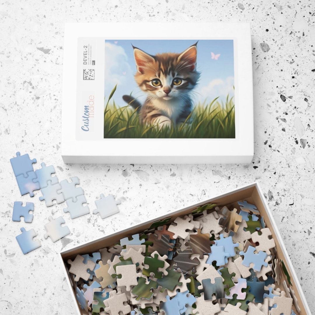 Cute Cat Jigsaw Puzzle Animal Puzzle Gift for Kids Puzzle for Kids ...