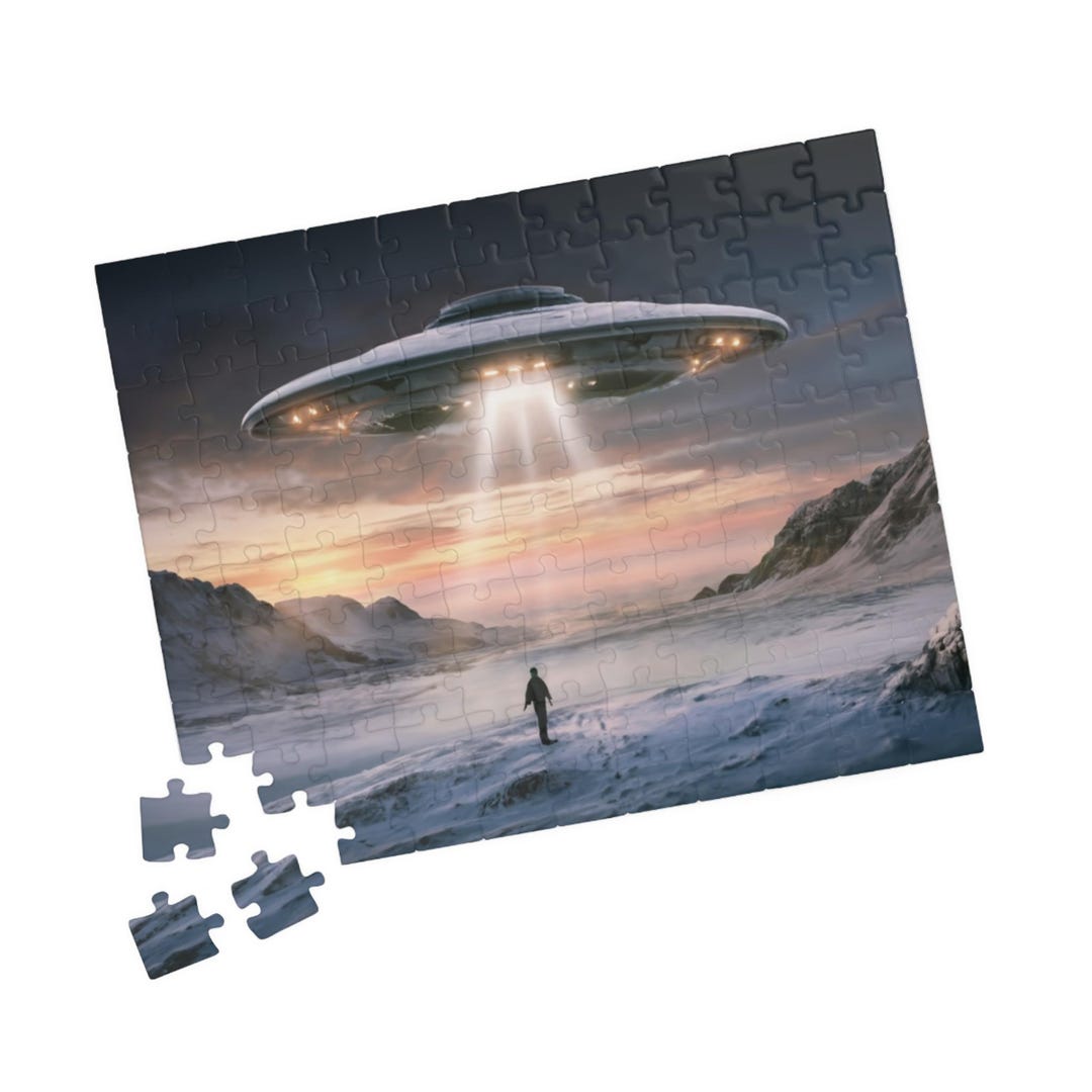 Science Fiction Puzzle, Alien UFO, Scifi Puzzle, Fantasy Print ...
