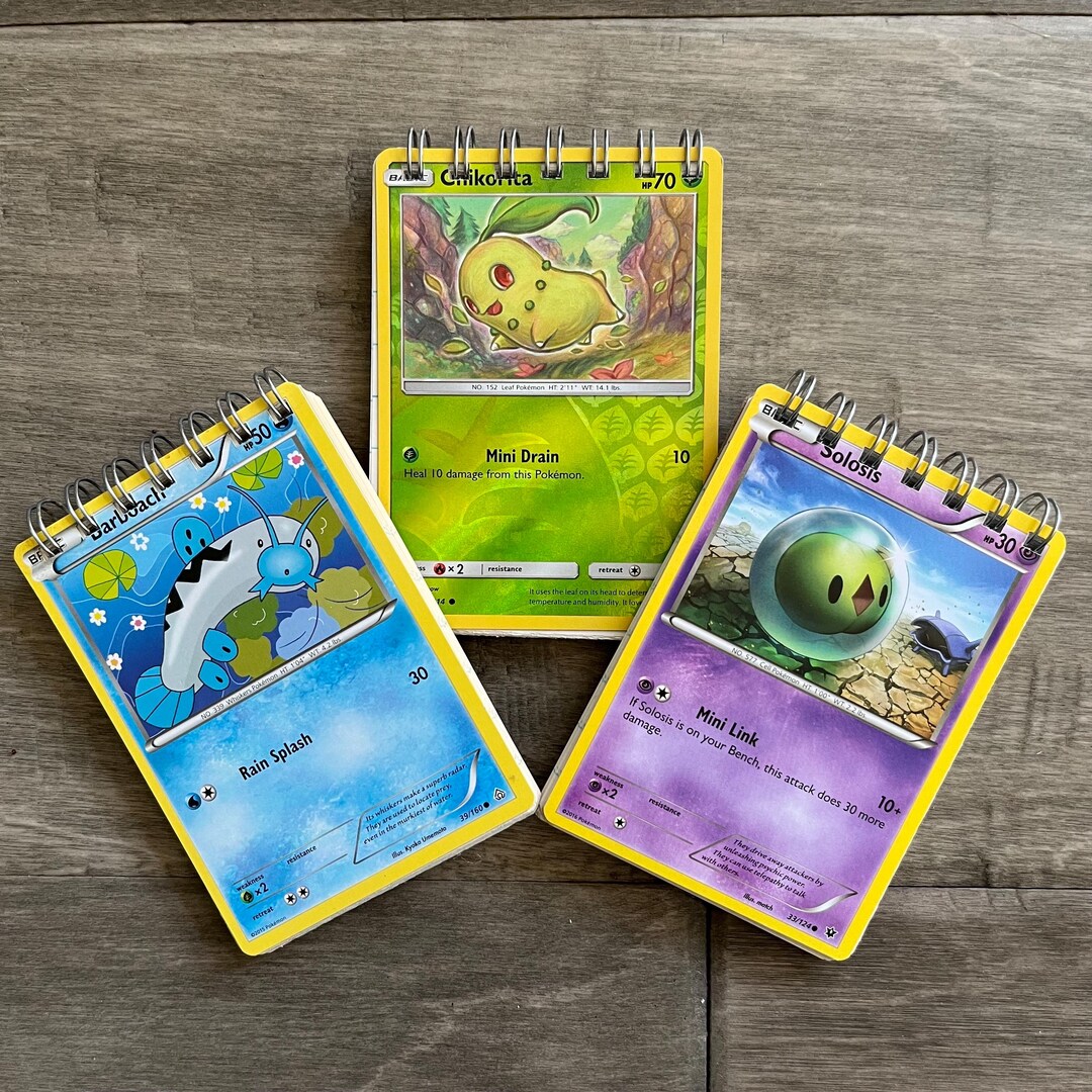 Pocket Notebook, Collectible Card Notepad, Gift for Kids, Stationary ...