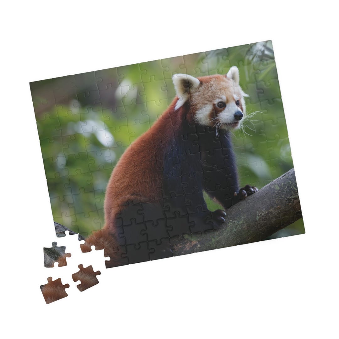 Red Panda Puzzle, Puzzle for Kids, Nature Print, Birthday Gift for ...