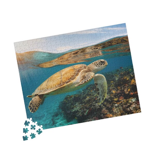 Turtle Puzzle - Etsy