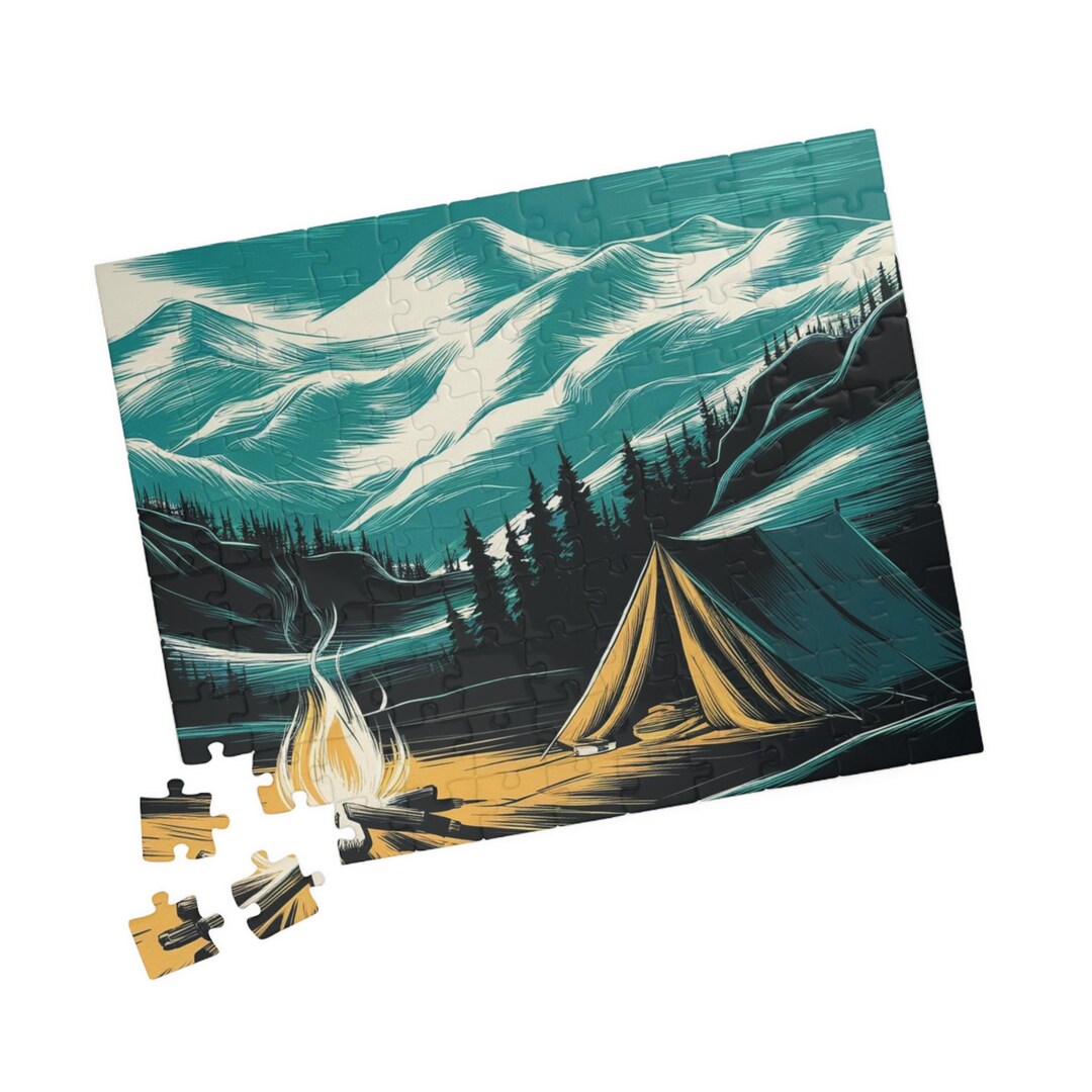 Nature Puzzle, Mountain Art, Jigsaw Puzzle Box, Puzzle for Kids ...