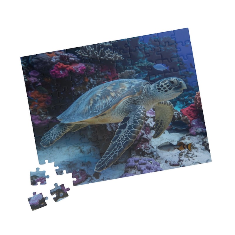 Turtle Puzzle - Etsy