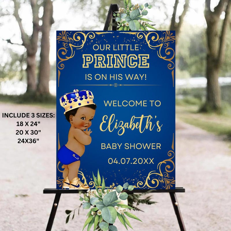 Royal Prince Baby Shower - Etsy