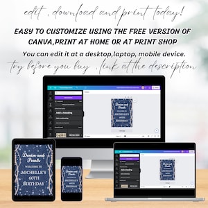 Editable Denim and Pearls Welcome Sign, Denim & Pearls Welcome Board ...