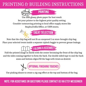 Spa Party Chip Bag Custom Spa Party Favor Bags Spa Day Chip Bag for ...