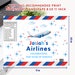 Airplane Chip Bag Template, Airplane Chip Bag Labels, Airplane Party ...